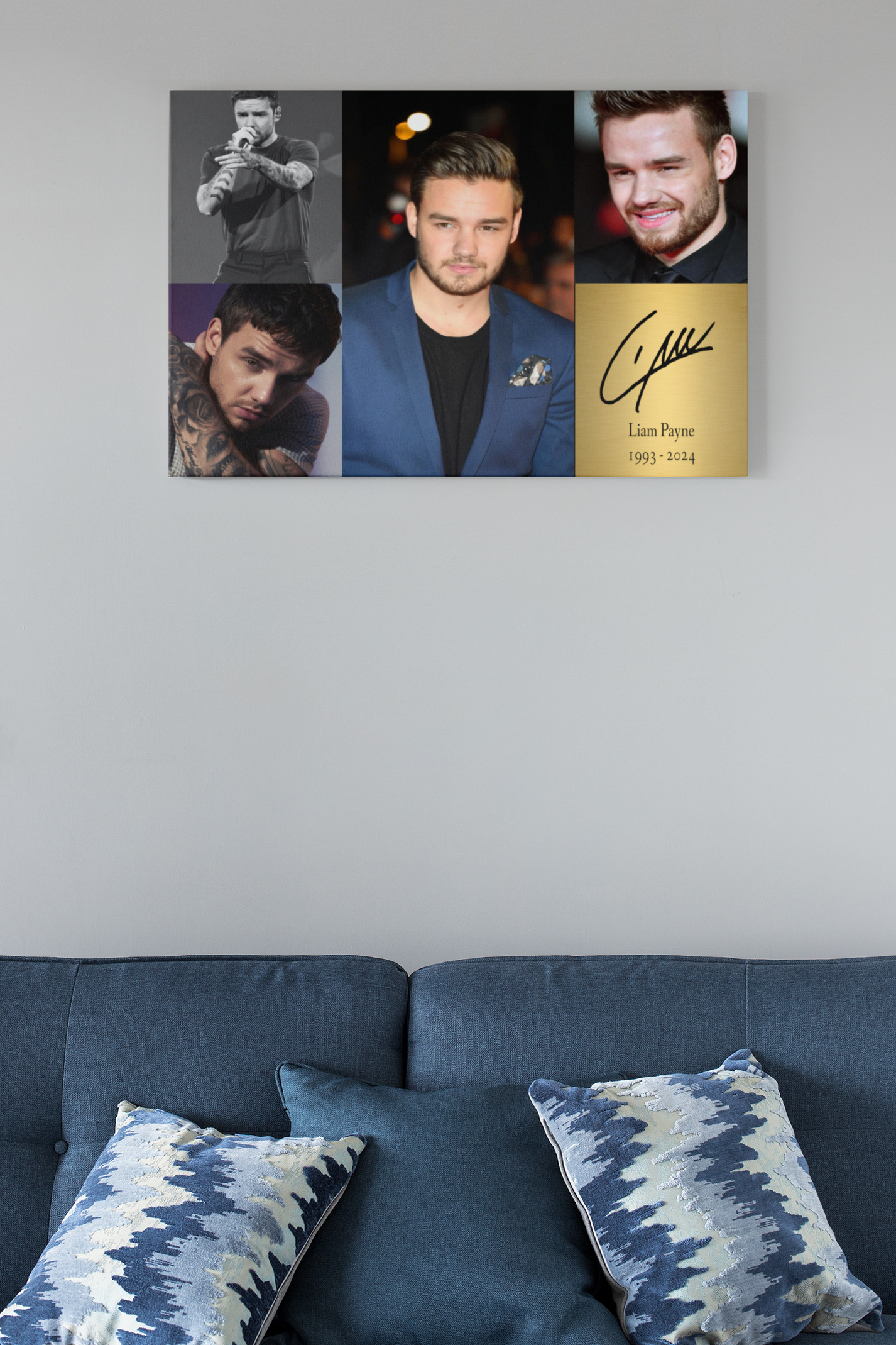 Liam Payne One Direction 1d Reproduction Signature Memorial Acrylic Gl ...